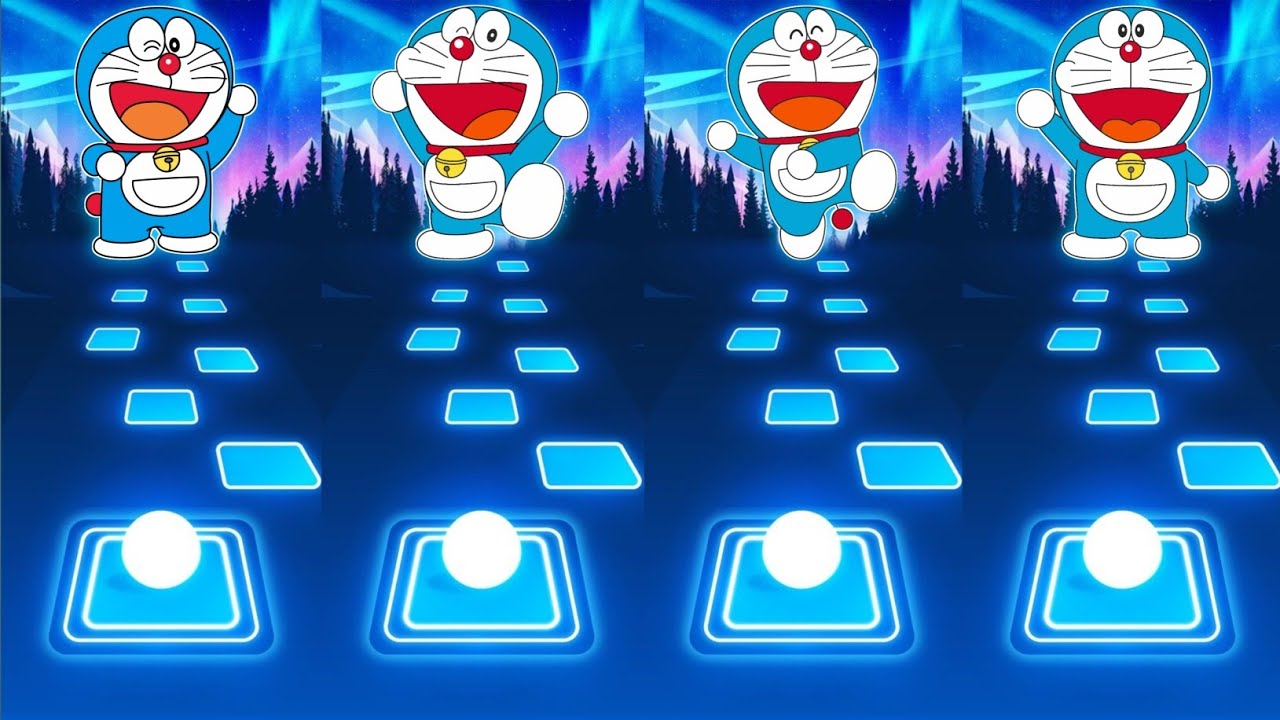 Doraemon vs Doraemon vs Doraemon vs Doraemon - Tiles Hop - YouTube