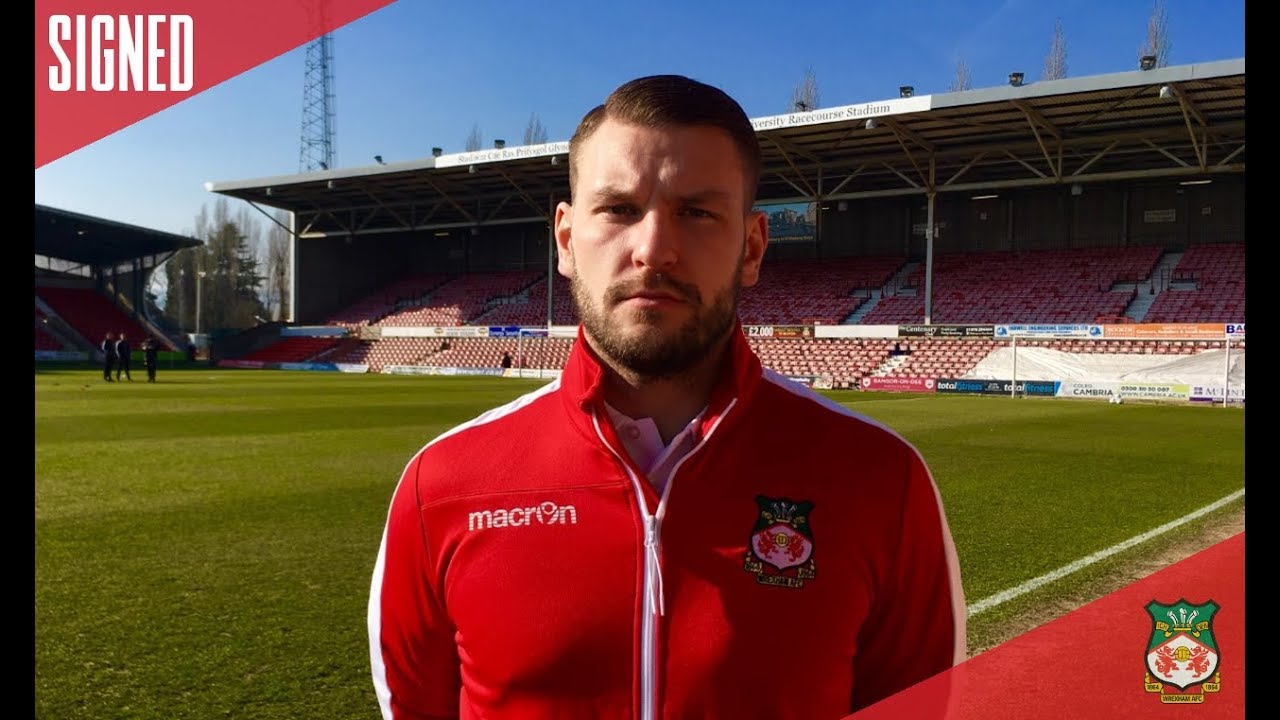 SIGNED | Simon Ainge On Joining Wrexham AFC - YouTube