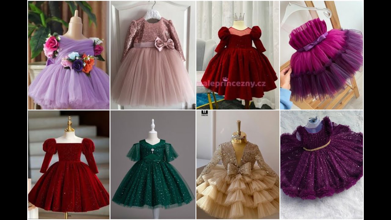 Fancy Net👗🌼Trending Baby Dress design2024/New trending frock Dress ...