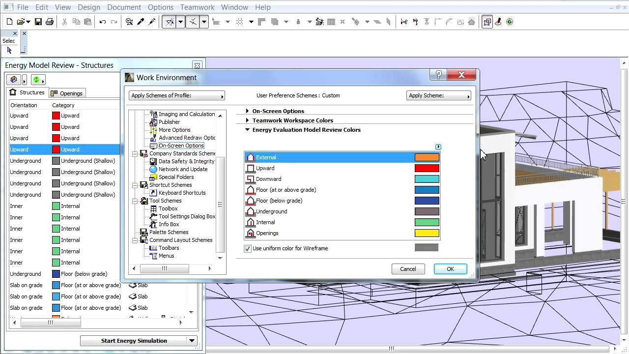 ARCHICAD Energy Evaluation - Customizing Model Review Colors - YouTube