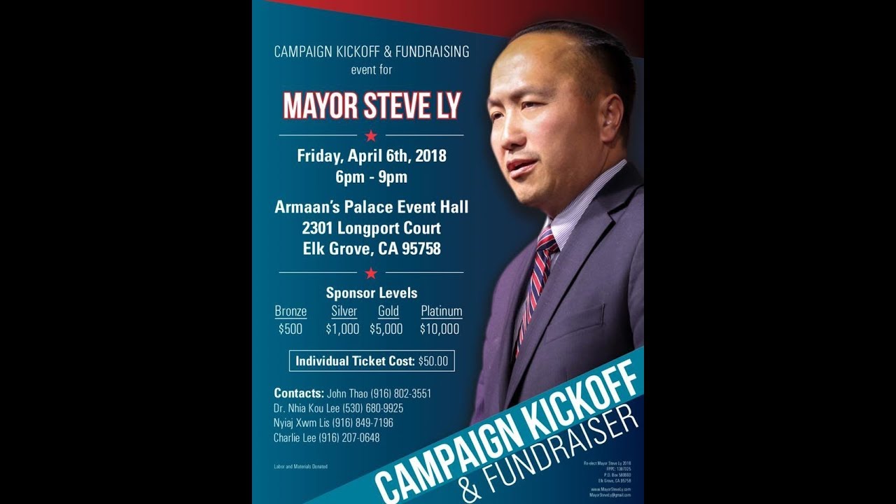 Steve Ly - Campaign Kickoff & Fundraiser 2018 P1 - YouTube