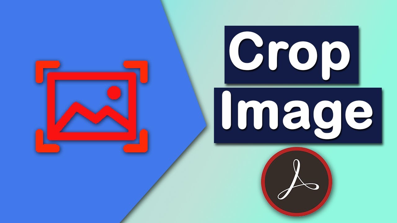 How to Crop images in a PDF document using Adobe Acrobat Pro DC - YouTube