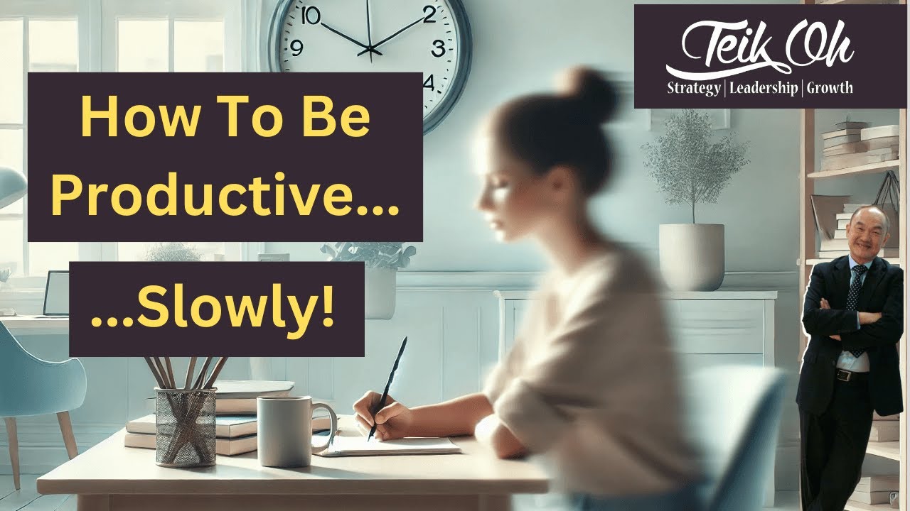 Strategies For Productivity - Quality Over Quantity - YouTube