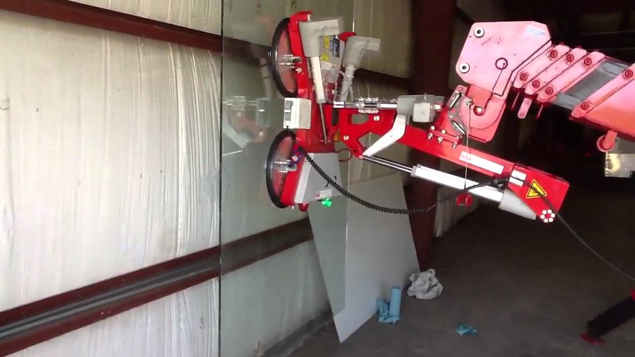 Initial Glass Manipulator Test - YouTube