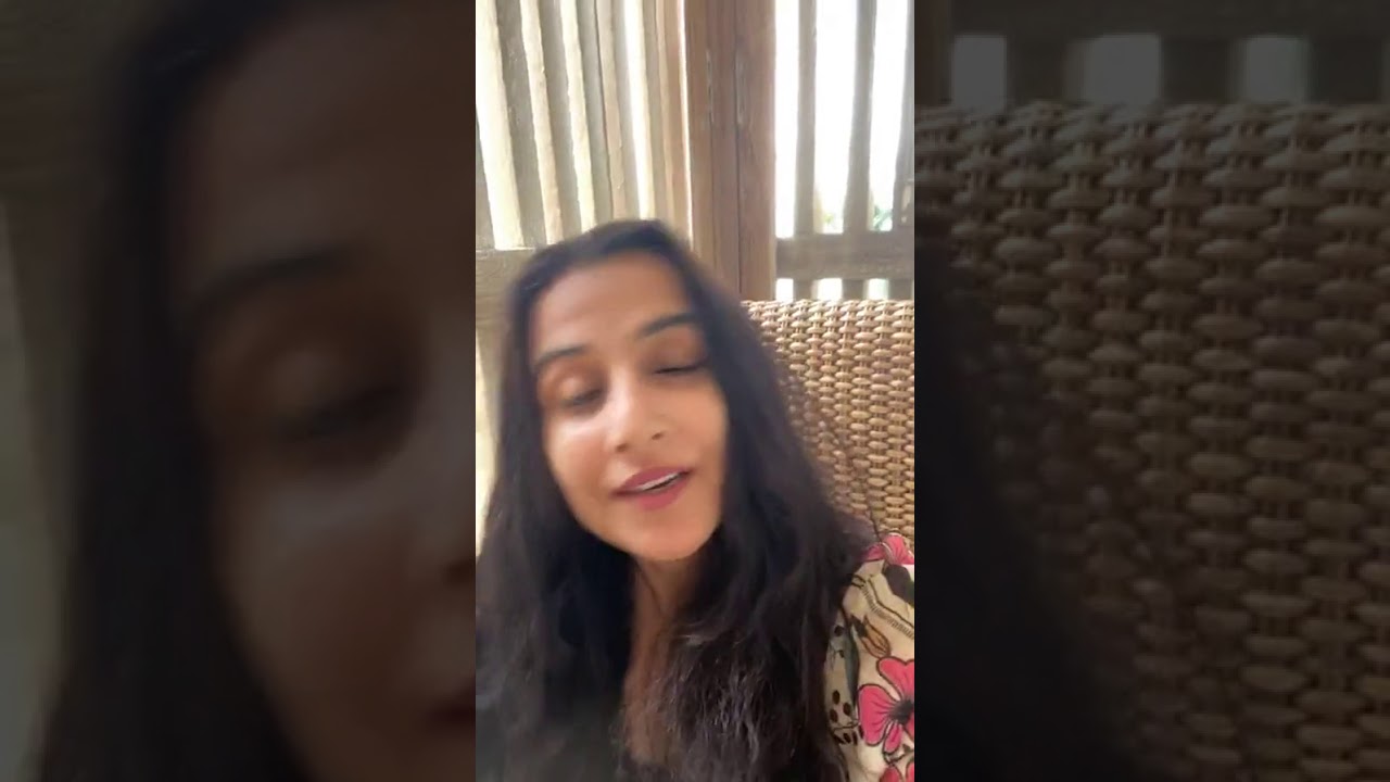 Vidya balan insta live || Natkhat || Real bollywood - YouTube