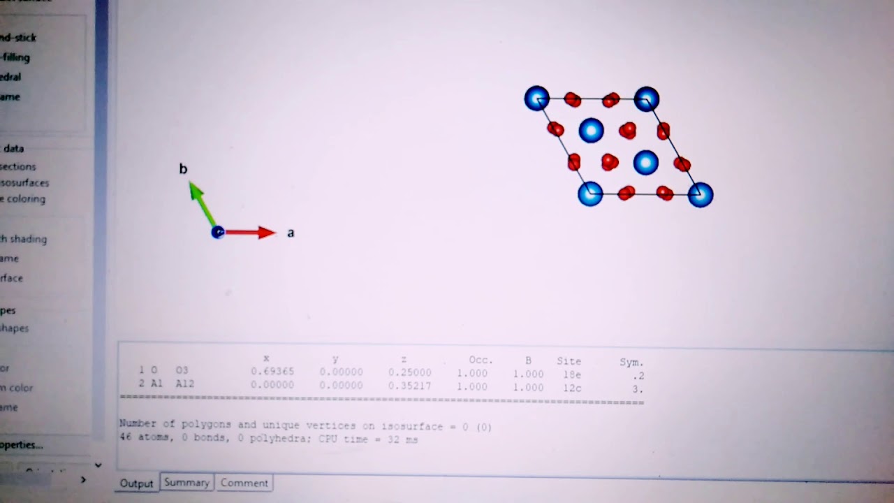 Crystal Shape Of Al2O3 Using VESTA - YouTube