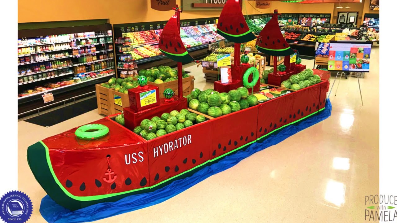 2018 Watermelon Retail Display Contest Winners - YouTube