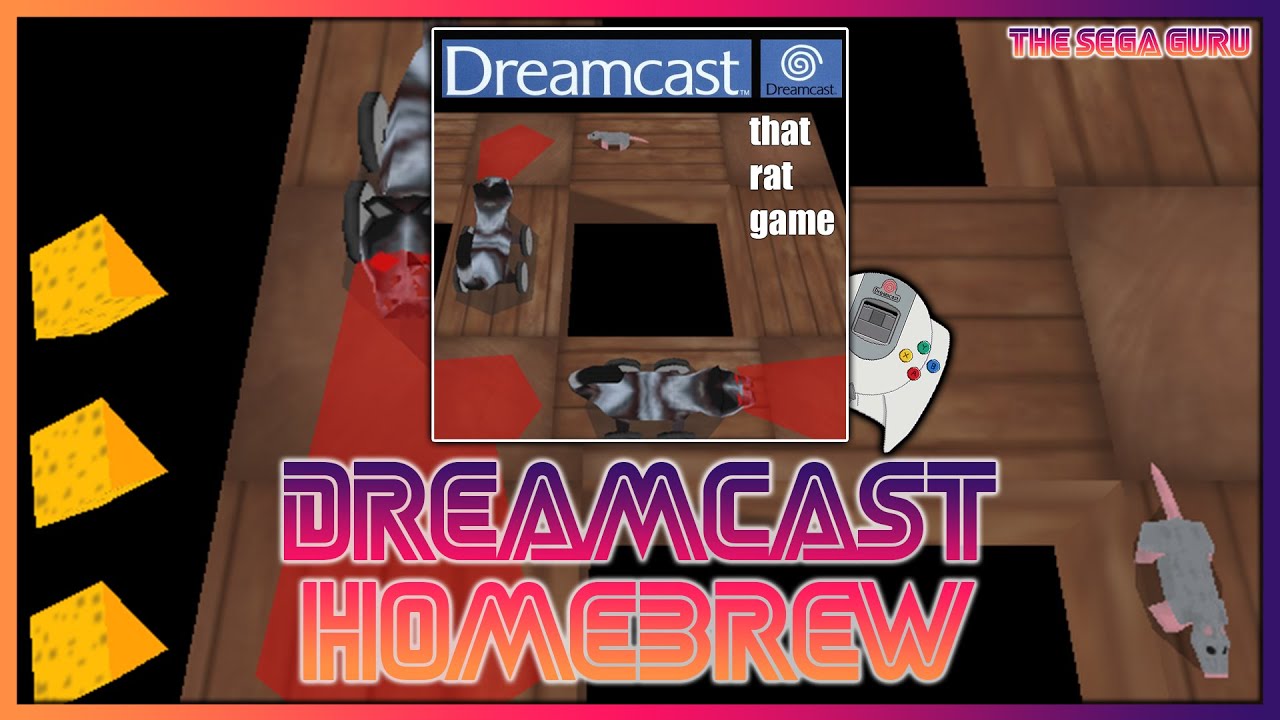 NEW DREAMCAST HOMEBREW | THAT RAT GAME | DOWNLOAD LINK INCLUDED - YouTube