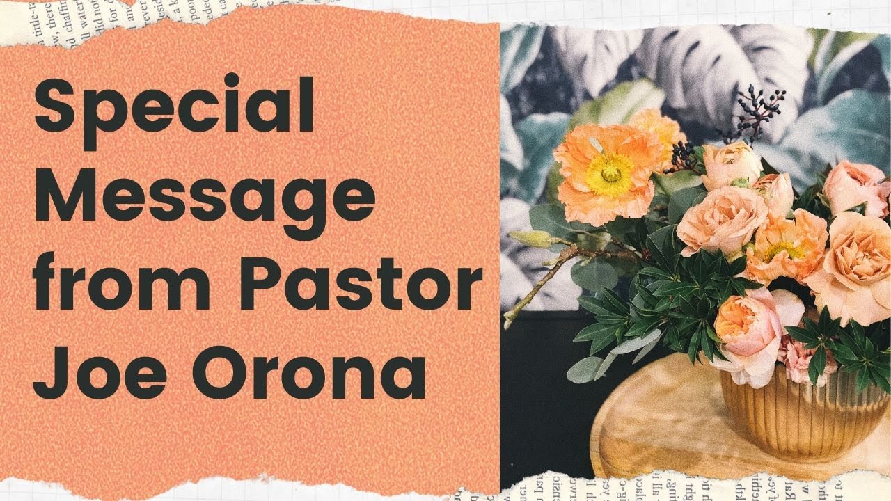 A Special Request from Pastor Joe Orona Riverside COCOP - YouTube