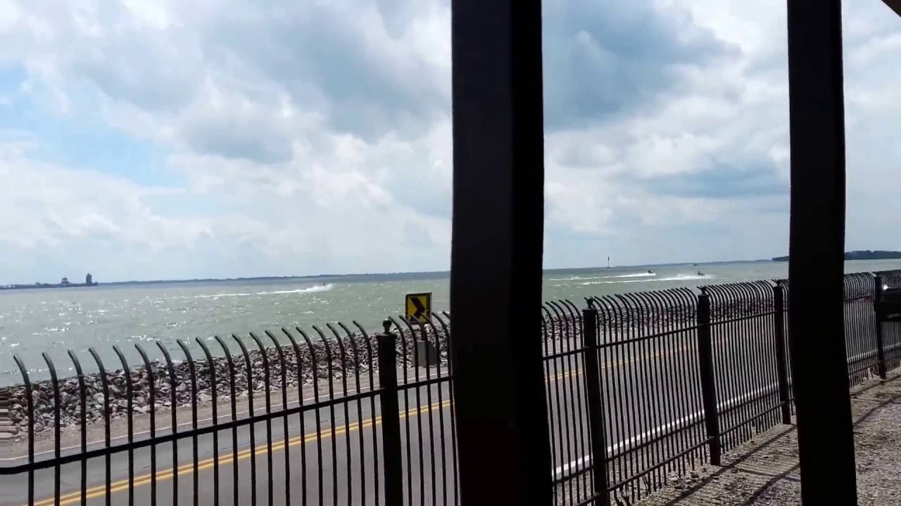 Cedar Point Train: Ride Along the Lake 2016 - YouTube