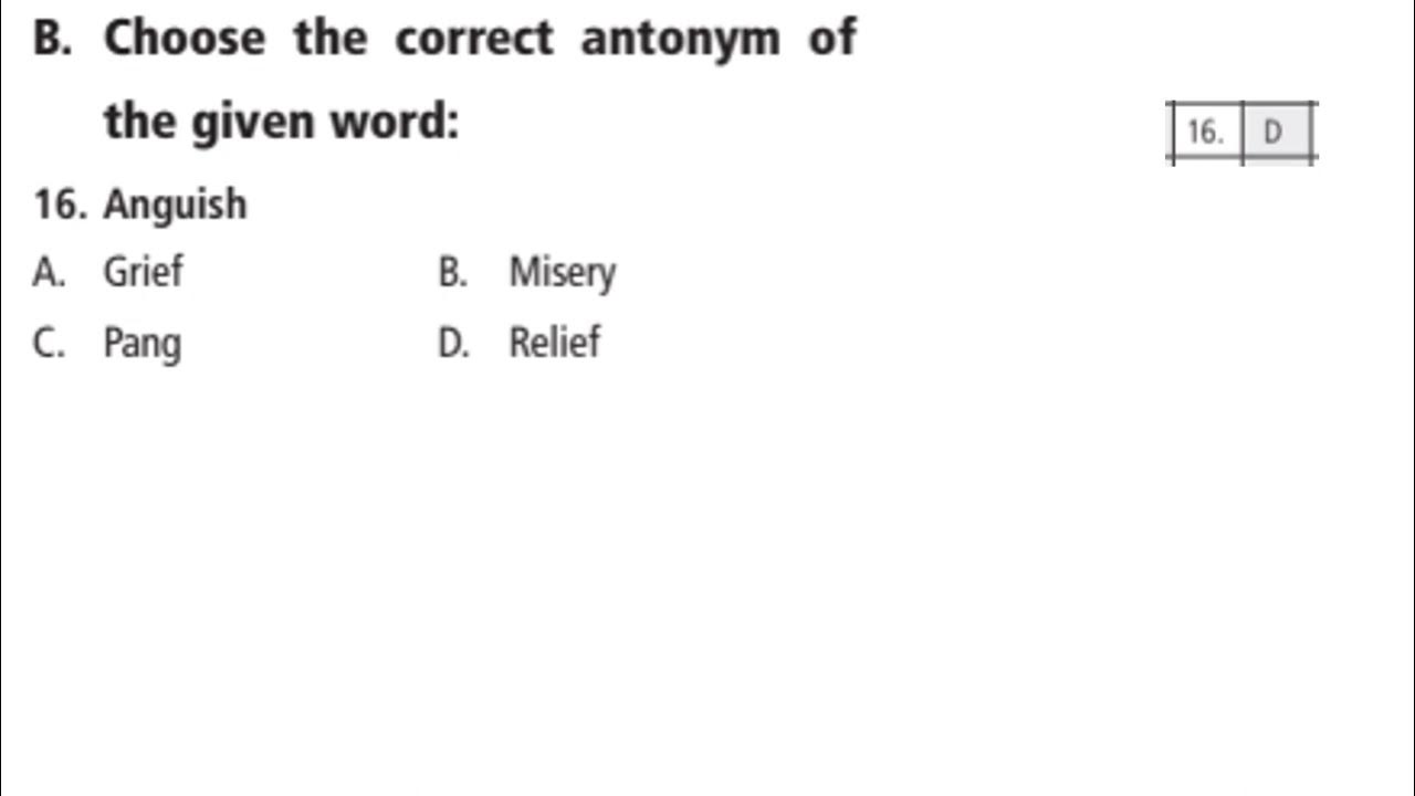 Synonyms And Antonyms MCQs ENGLISH OLYMPIAD CLASS 6 YouTube synonyms-and-antonyms-mcqs-english-olympiad-class-6-youtube