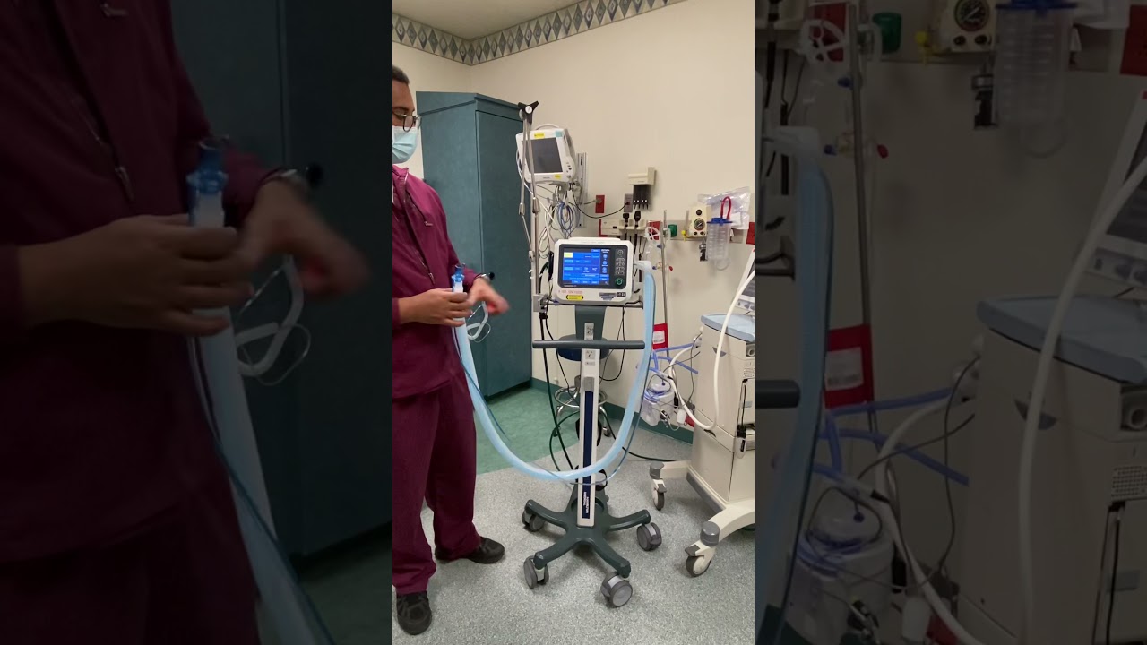 Set up of the Hamilton C1 Ventilator - YouTube