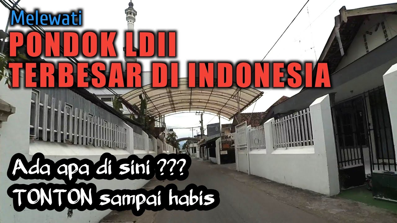 Lewat Pondok pusat LDII di Kediri - YouTube