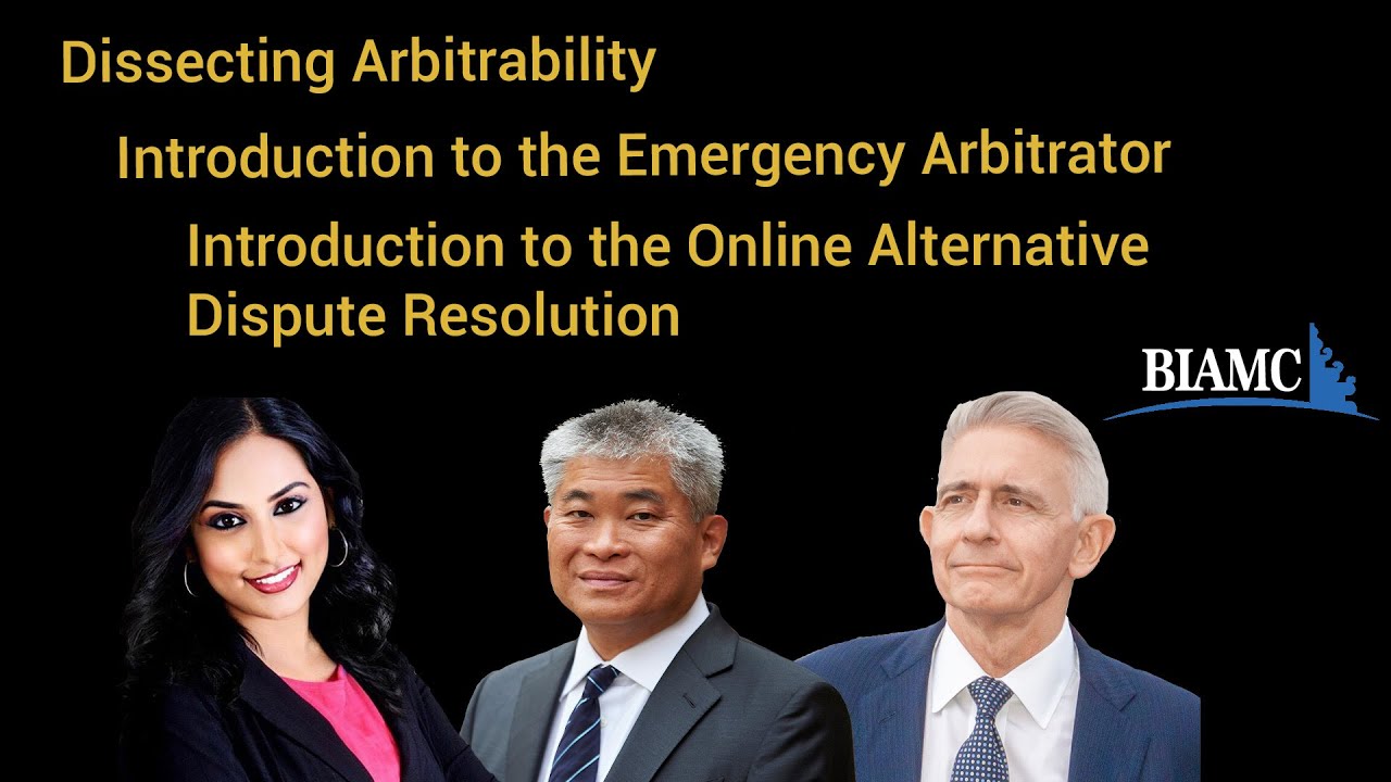 Dissecting Arbitrability, Introduction to Emergency Arbitrator ...