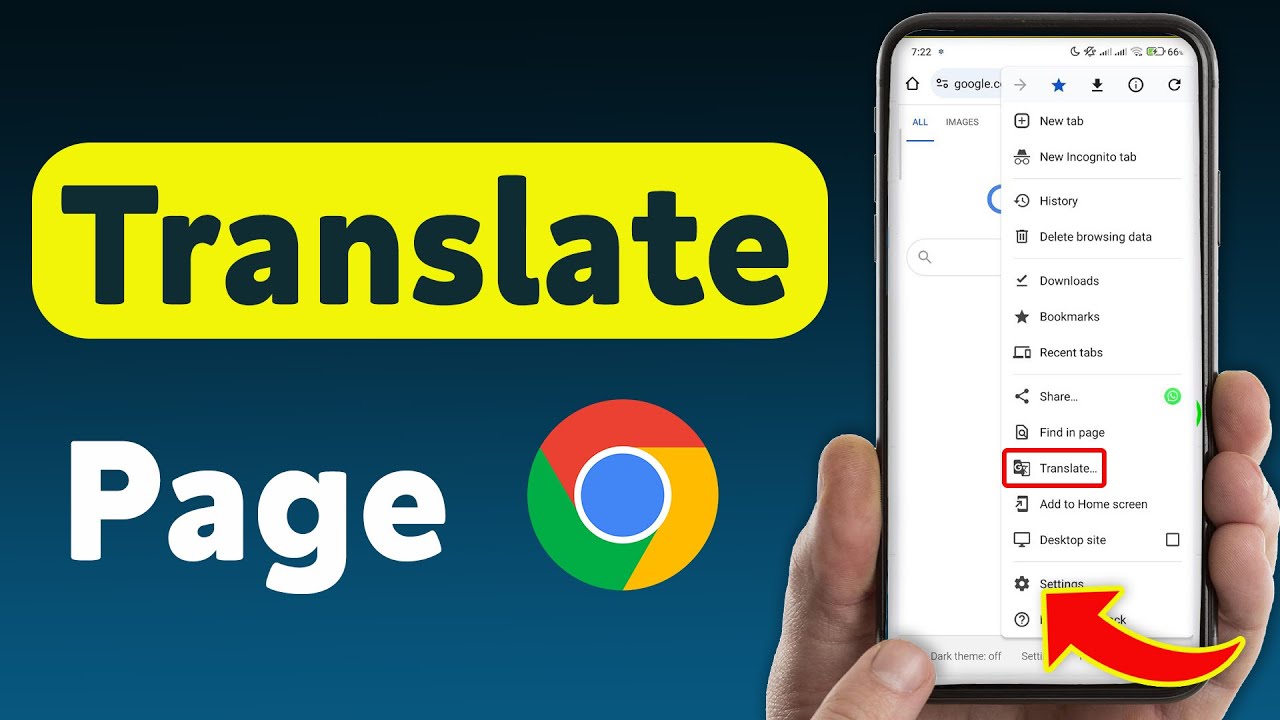How To Translate Page In Google Chrome (Updated) - YouTube