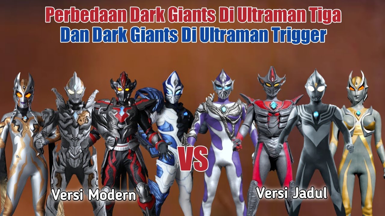 Perbedaan Dark Giant Di Ultraman Tiga & Ultraman Trigger || Yang Mana ...