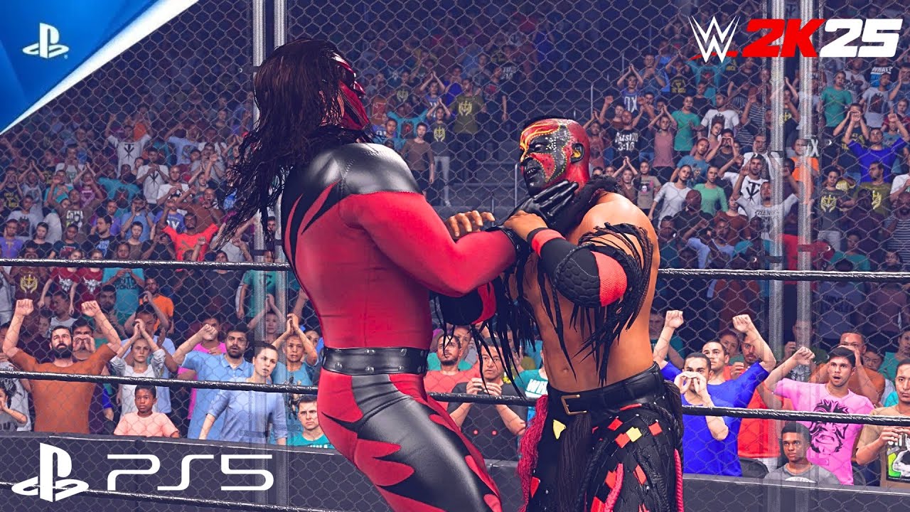 Kane Vs Boogeyman | Steel Cage Match | Smackdown | WWE 2k25 PS5 ...