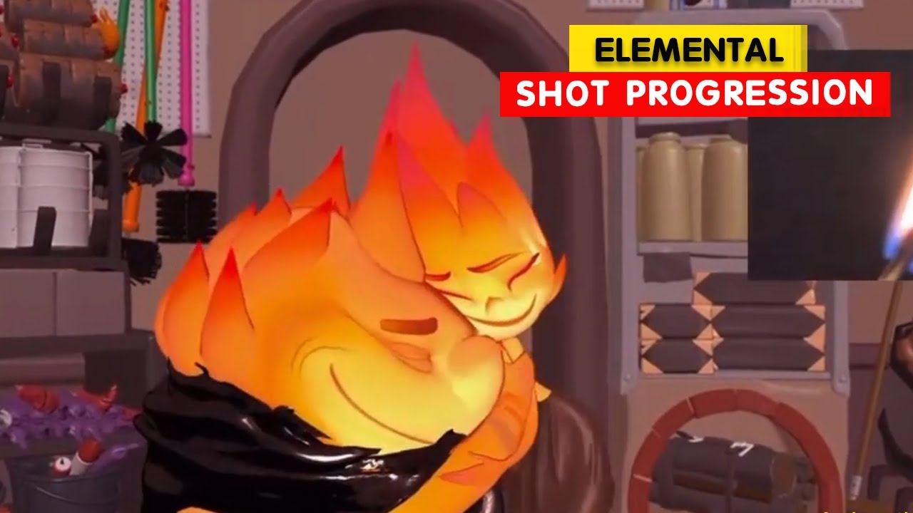 Elemental | Ember and Dad Shot Progression | Animation Breakdowns | 3D ...