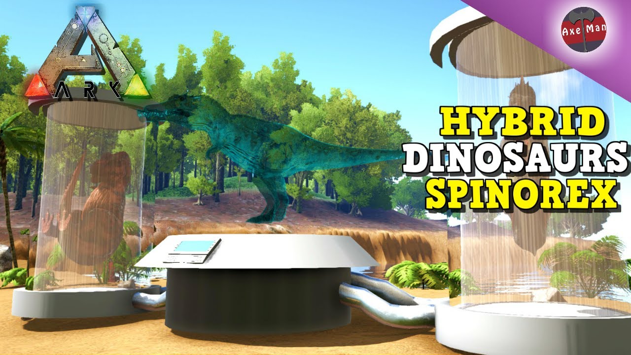 HYBRID DINOSAURS!! SPINOREX & MOSAREX | ARK SURVIVAL EVOLVED - YouTube