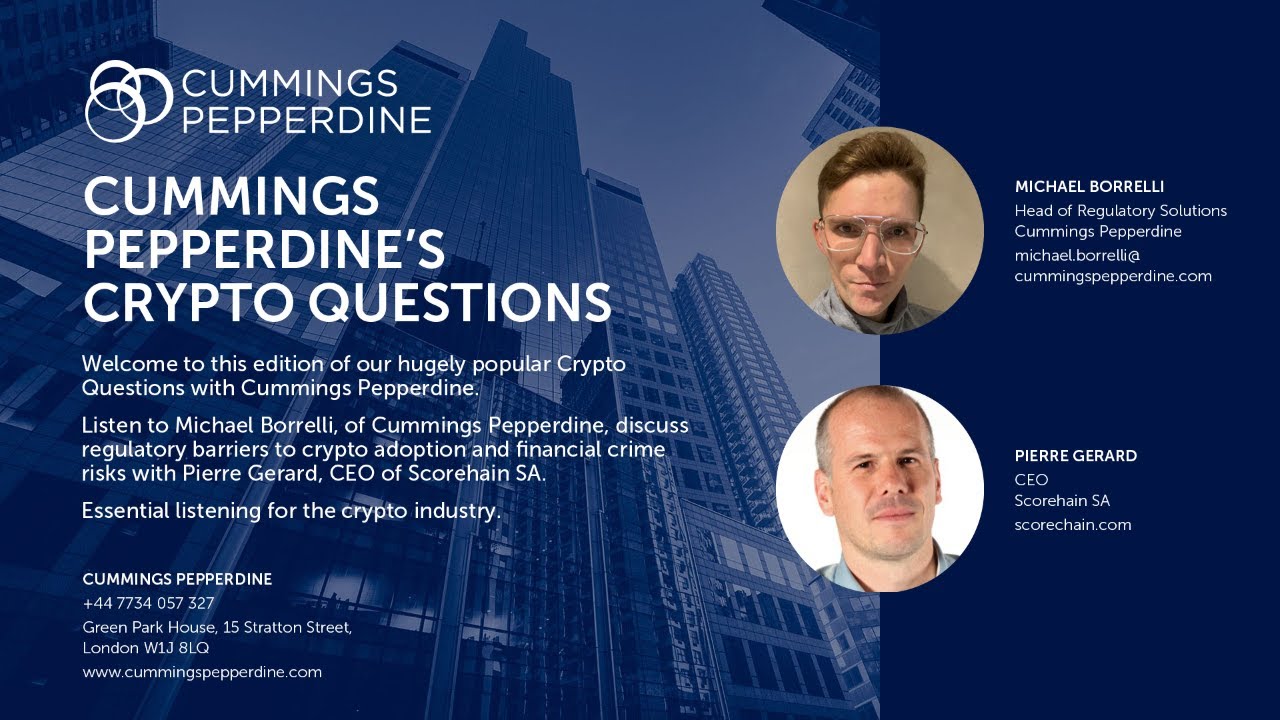 Crypto Questions | Regulatory barriers to Crypto with Pierre Gerard ...