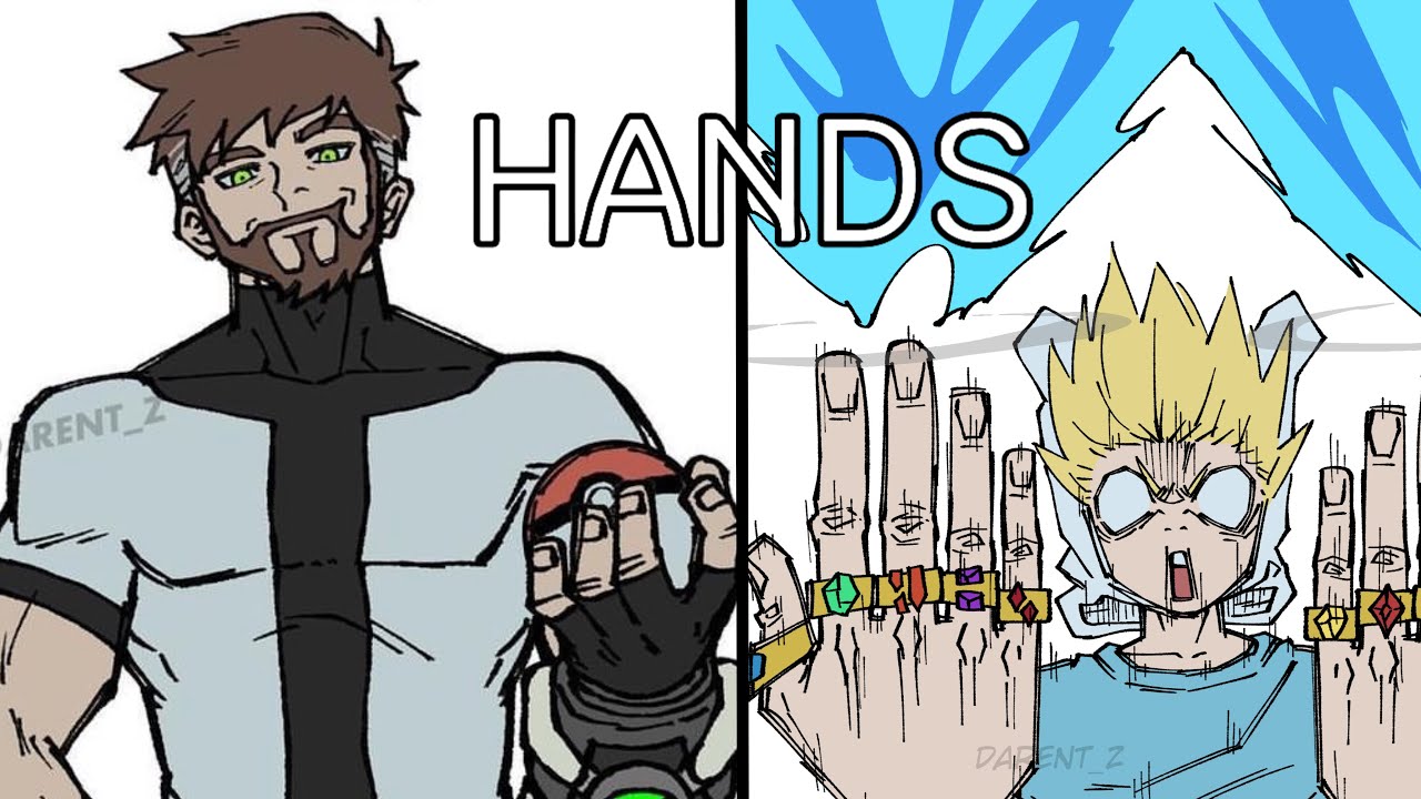 how to draw hands like Darent Z - YouTube