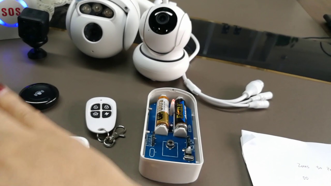 How to program accessories to X10 WiFi GSM Alarm System - YouTube