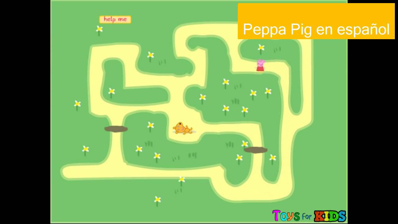Nick Jr. Peppa Pig Maze Game - Free Online Games Peppa Pig Games - YouTube