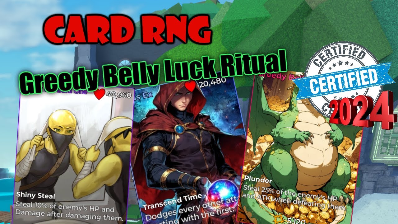Roblox Card RNG - GREEDY BELLY 🐲🫃 Luck Ritual - WORKING 2024 - YouTube
