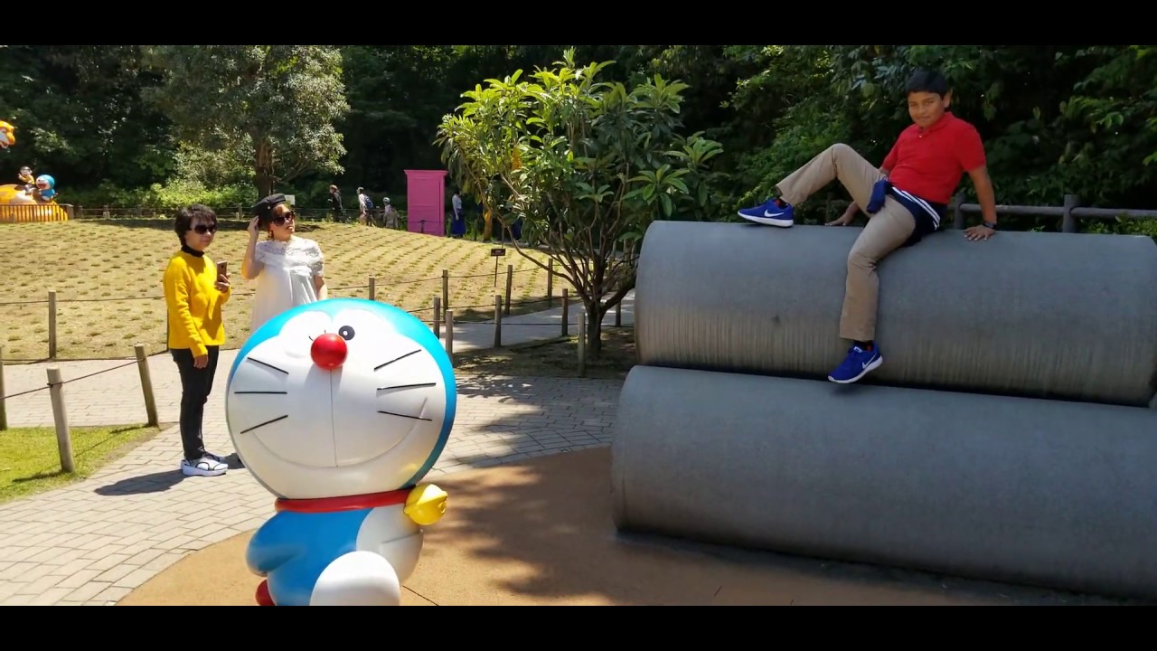 Doraemon real playground pipe in Tokyo museum - YouTube