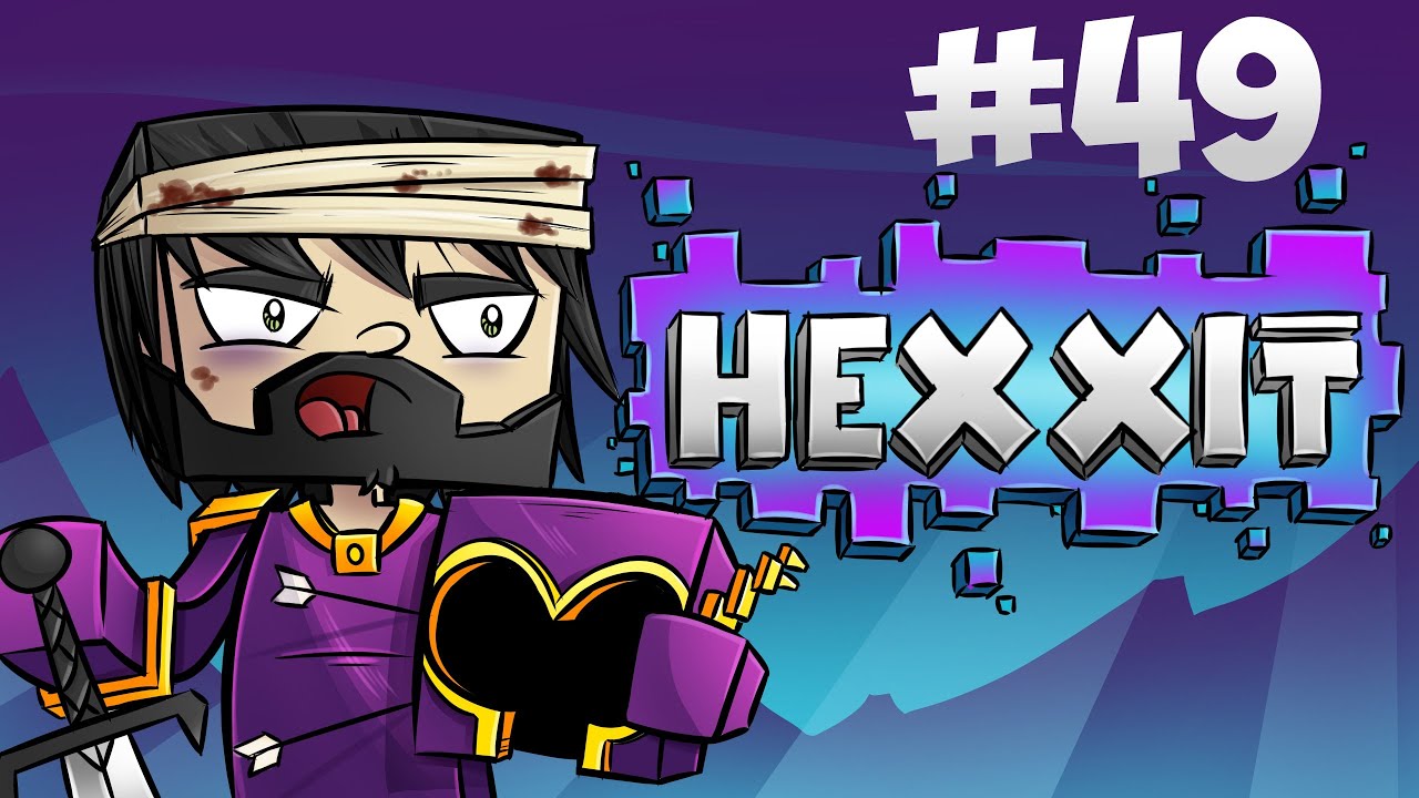 Minecraft : Hexxit - Ep 49 - Building A Wither Skeleton Spawner - YouTube