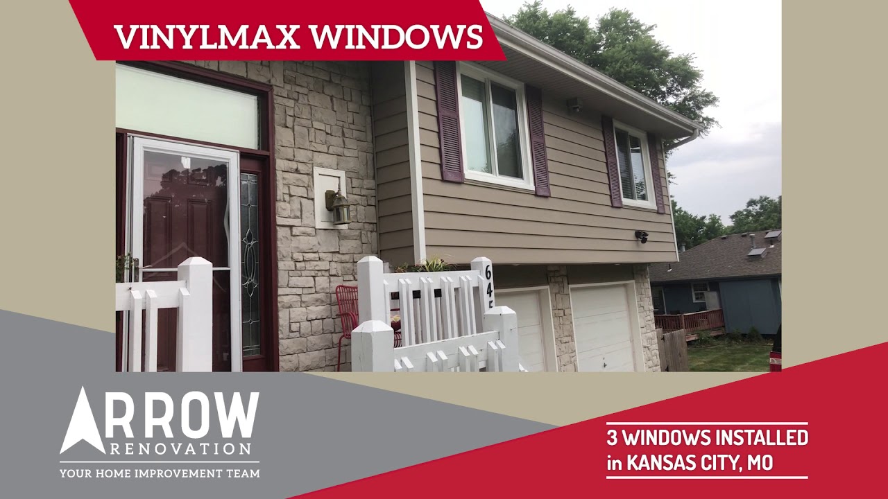 3 Vinylmax Slider Windows on Kansas City, MO Home - YouTube