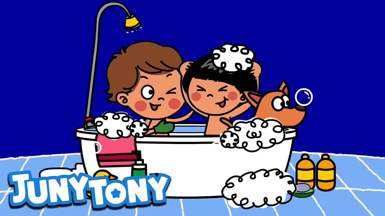 Bath Time Song | Bubble Song | Good Habit Songs for Kids | Nursery ...