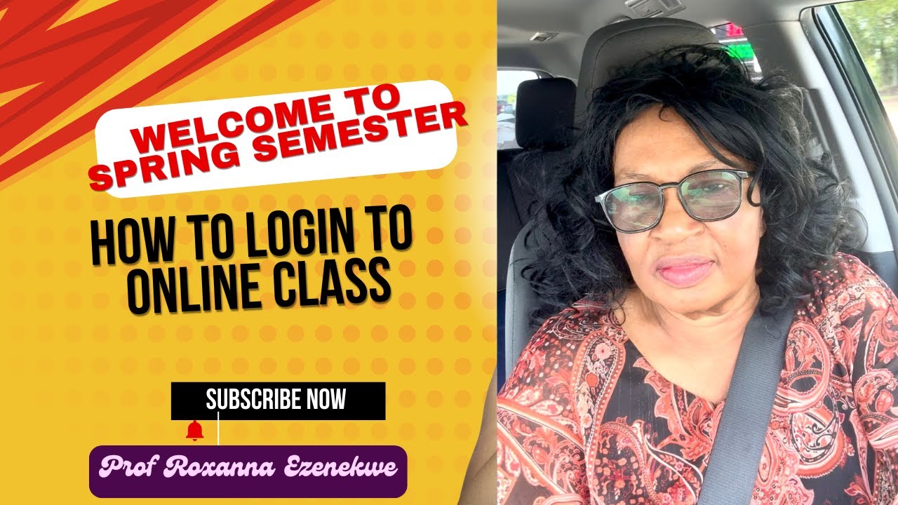 Welcome to Spring semester and how to join online class - YouTube