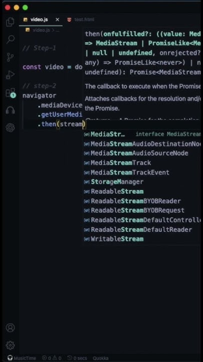 How To Access Webcam By Using Javascript Shorts Short Javascript Shortvideo Youtube 5681