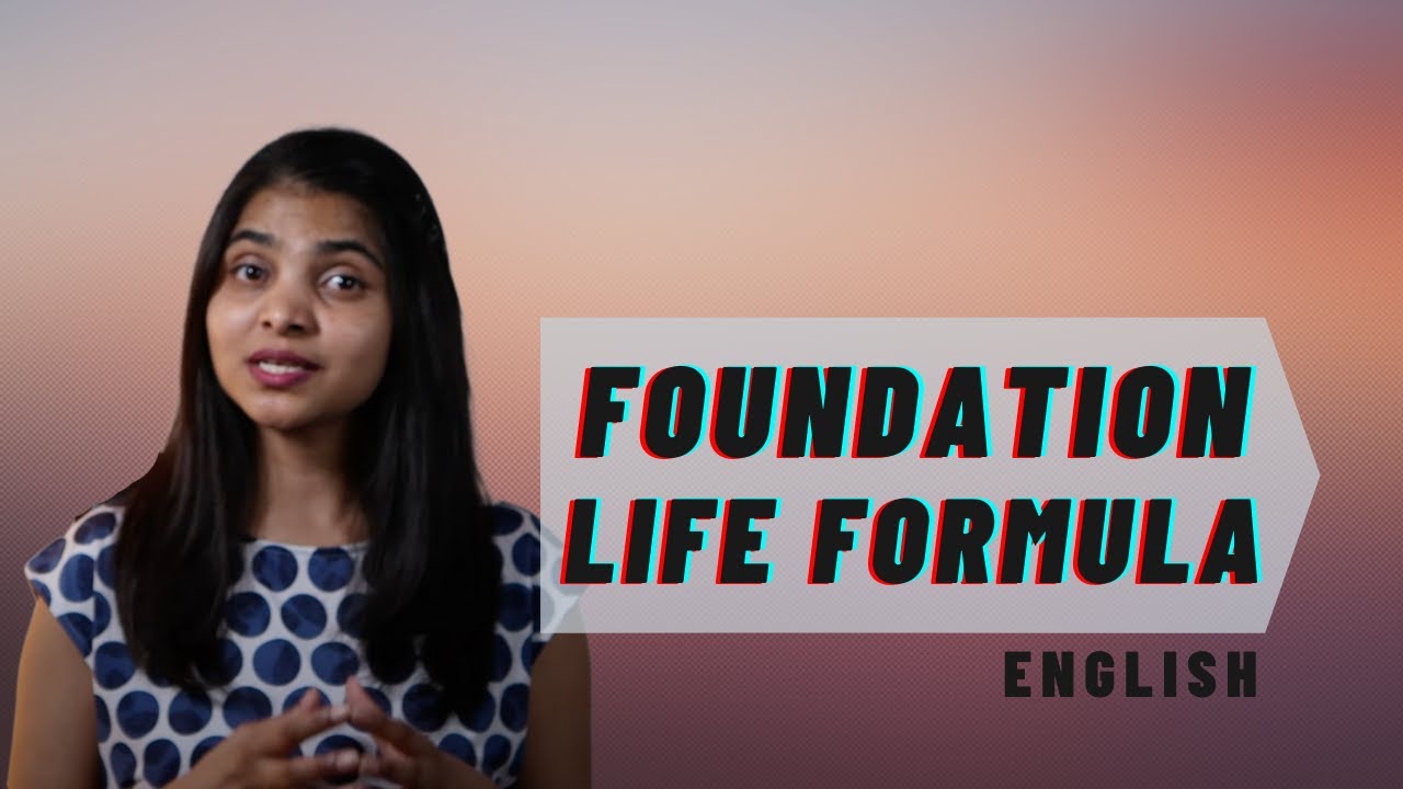 Foundation - Life formula | English - YouTube