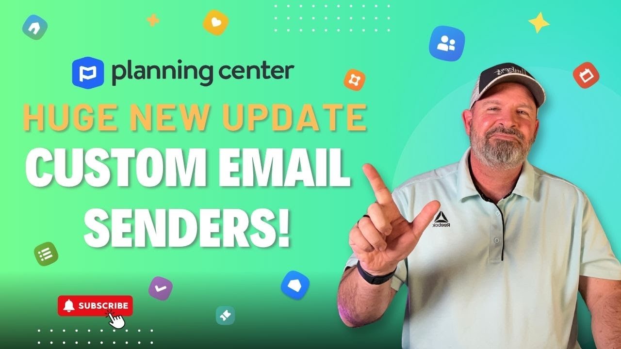 How to Send Emails on Behalf of Someone Else in Planning Center! - YouTube