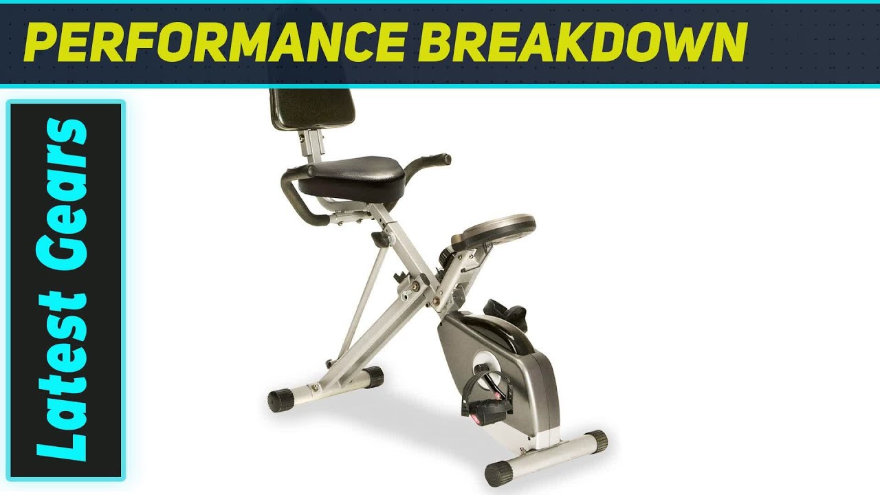 Exerpeutic 400XL Folding Recumbent Exercise Bike - Best Under $200 ...