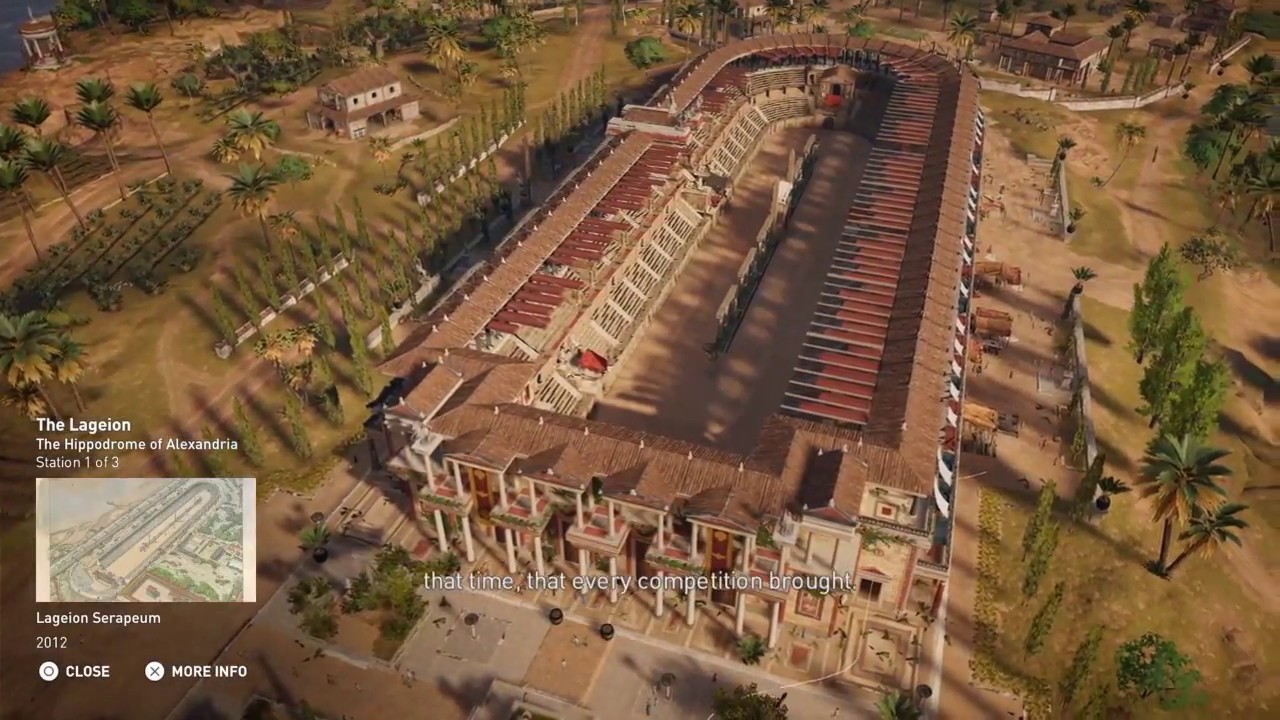 Assassin's Creed Origins Discovery Tour - The Hippodrome of Alexandria ...