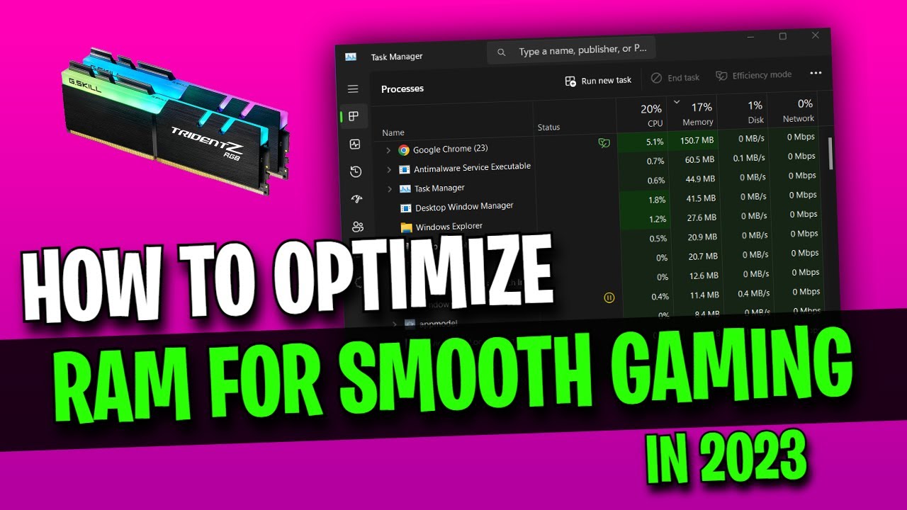 How To OPTIMIZE & BOOST Ram For Gaming In 2023 - Get Better FPS! - YouTube
