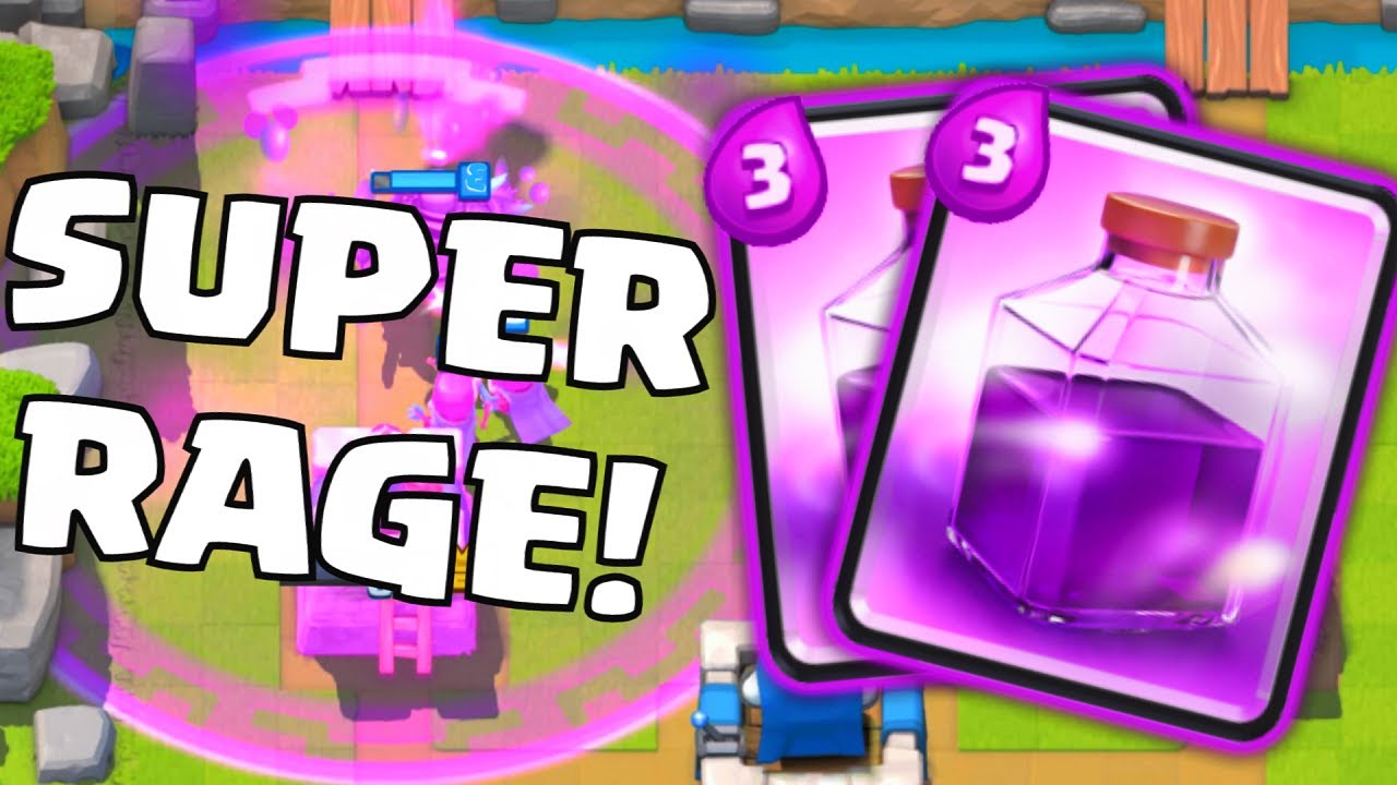 Super Rage Royal Giant Deck / Clash Royale Gameplay - YouTube