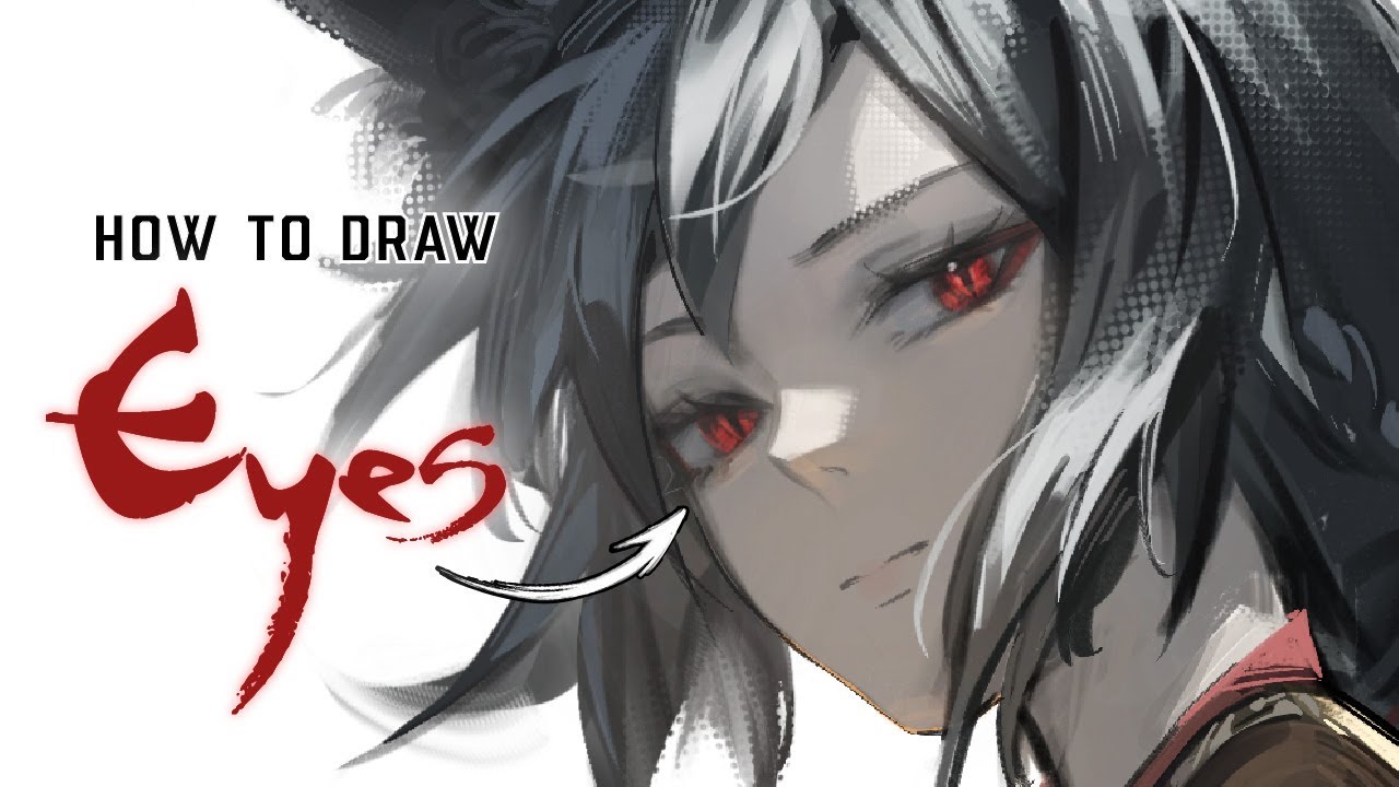 Quick tips to Draw Eyes Digital Painting - BNG Studio - YouTube