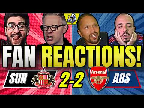 ARSENAL HATERS & FANS REACTION TO SUNDERLAND 2-2 ARSENAL | PREMIER LEAGUE FAN REACTIONS