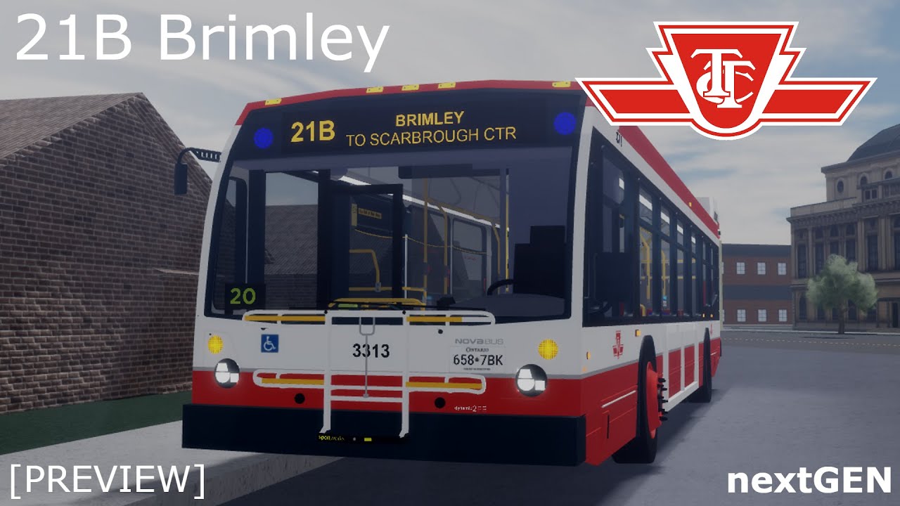 TTC Roblox | 21B Brimley | NovaBus LFS 3318 - YouTube