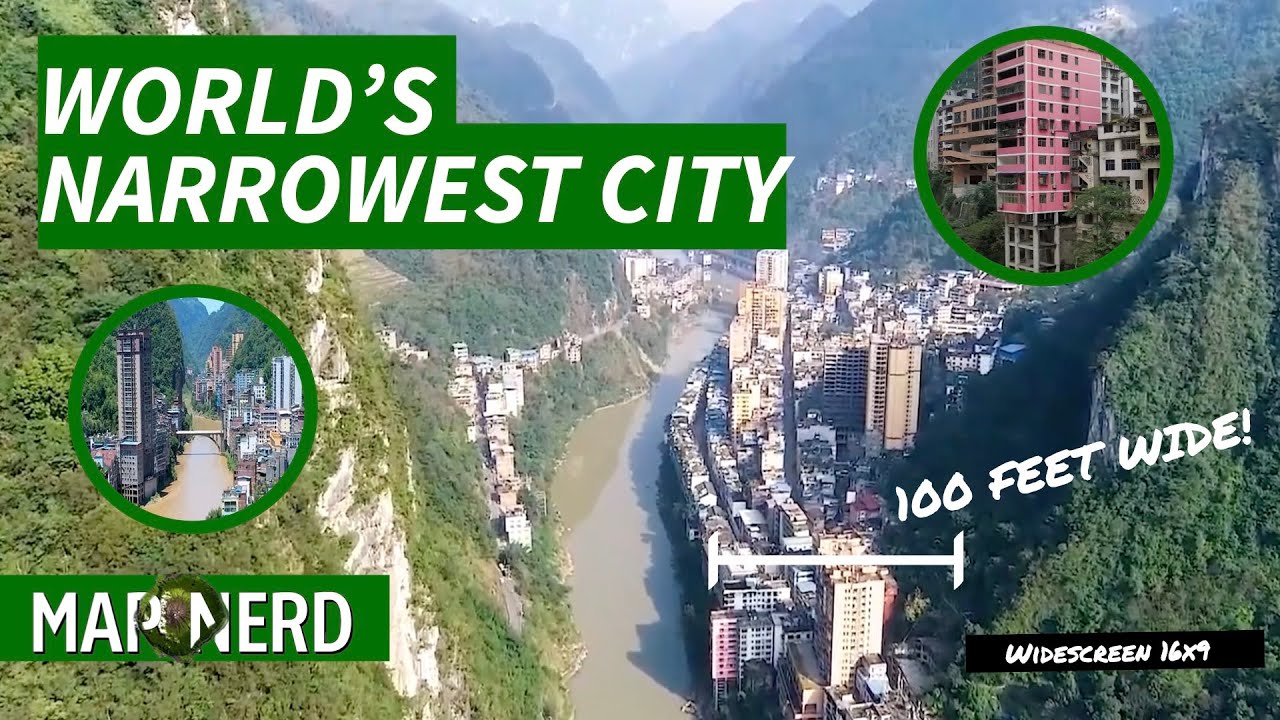 Yanjin: The Narrowest City In The World - YouTube