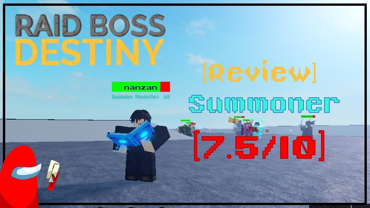 Roblox Raid Boss Destiny รีวิว Class : Summoner สายซัมม่อนถูกใจสิ่งนี้ ...
