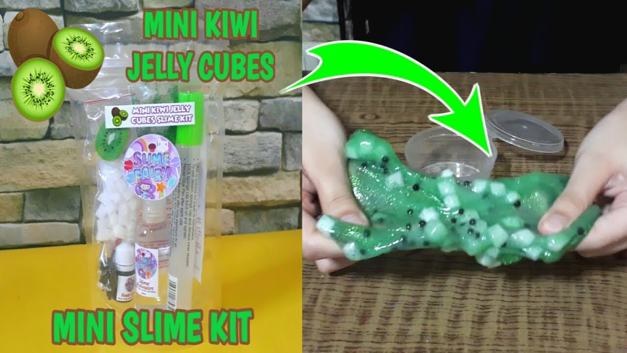 DIY Slime Kit (Mini Kiwi Jelly Cubes) DIY Slime Philippines - YouTube