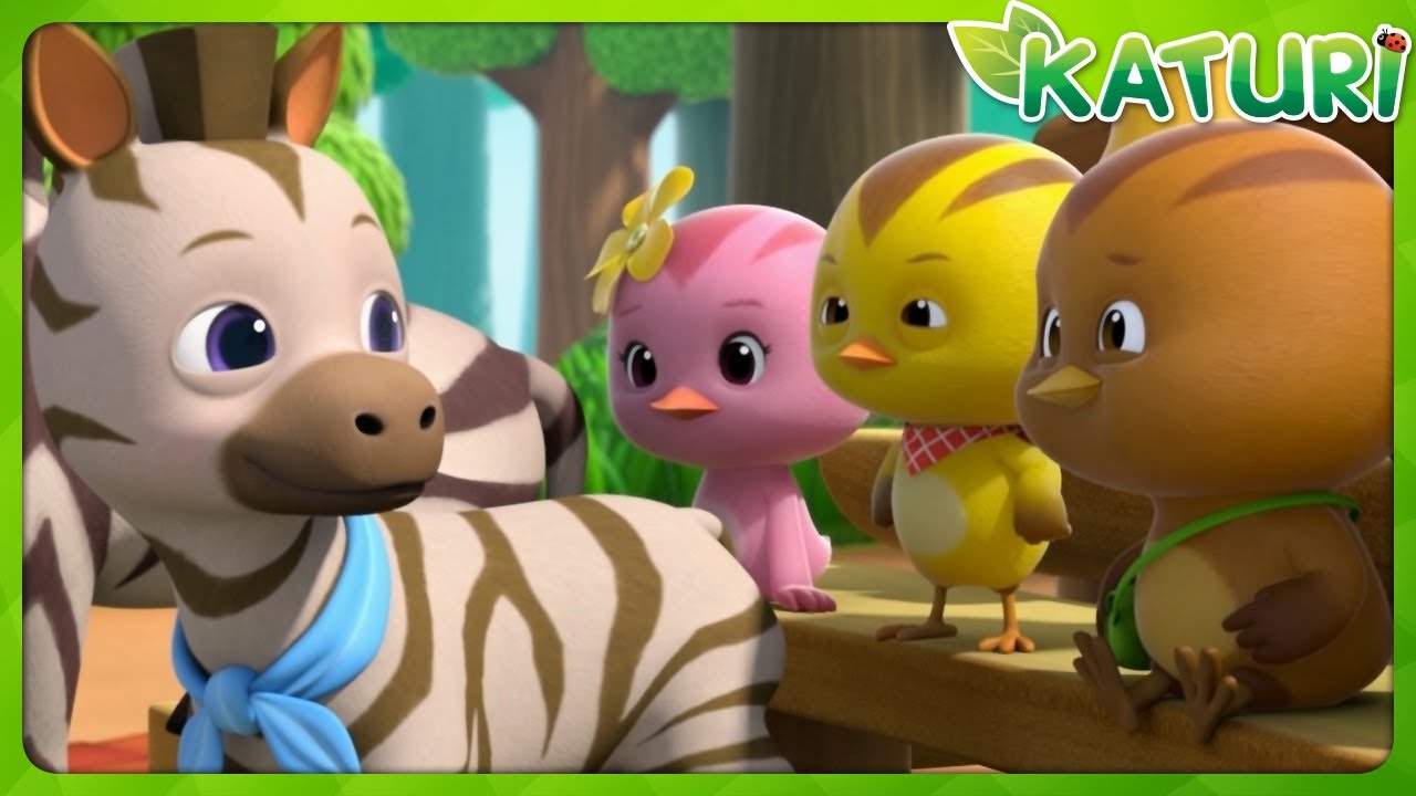 [KATURI3] The Dancing Baby Zebra | EP48 | Katuri Cartoon | Katuri - YouTube