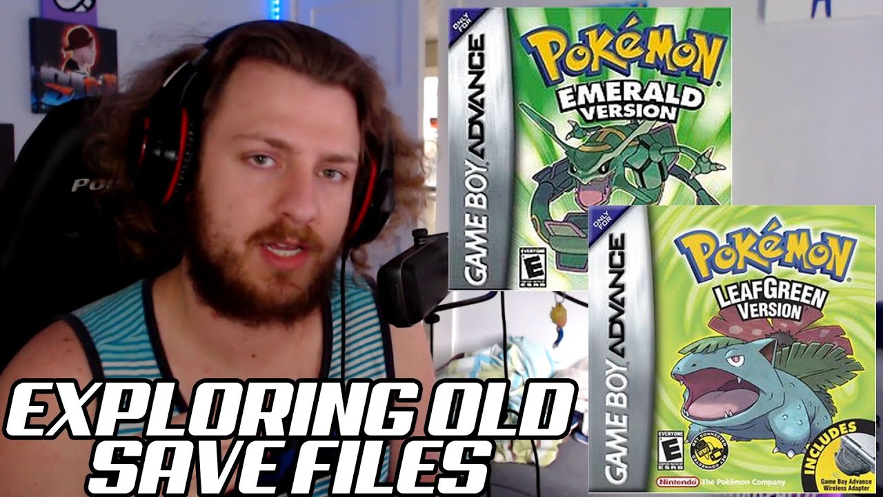 EXPLORING OLD SAVES FILES IN POKEMON GAMES!! - YouTube