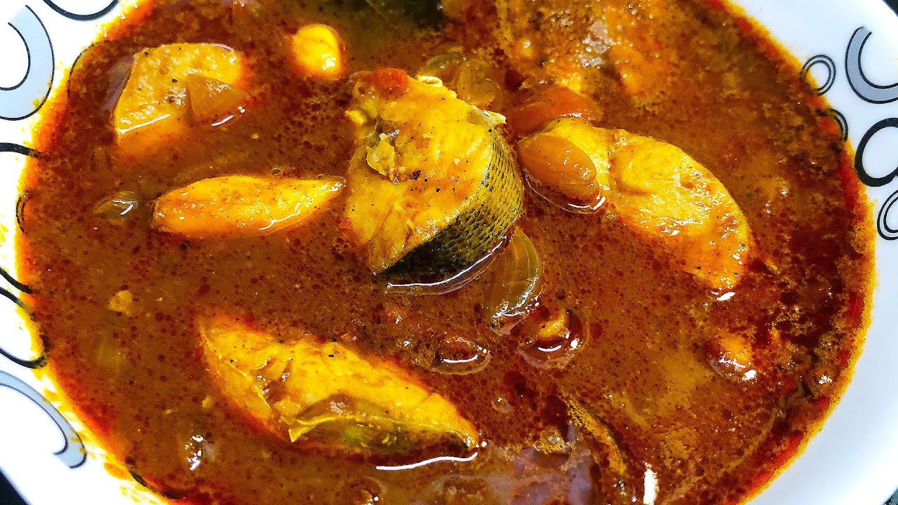ஷீலா மீன் குழம்பு | Sheela Fish Kulambu in Tamil | Barracuda Fish Curry ...
