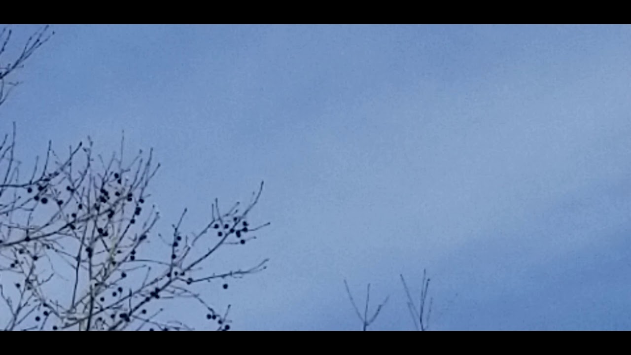 airplane sputtering and backfiring. hear it in video,but so bright out ...